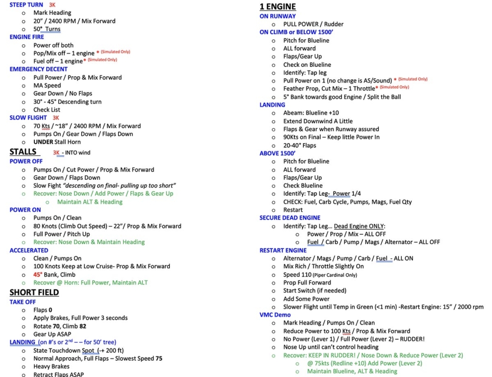 Single Engine Commercial Checkride Maneuvers - Blonds In Aviation ...