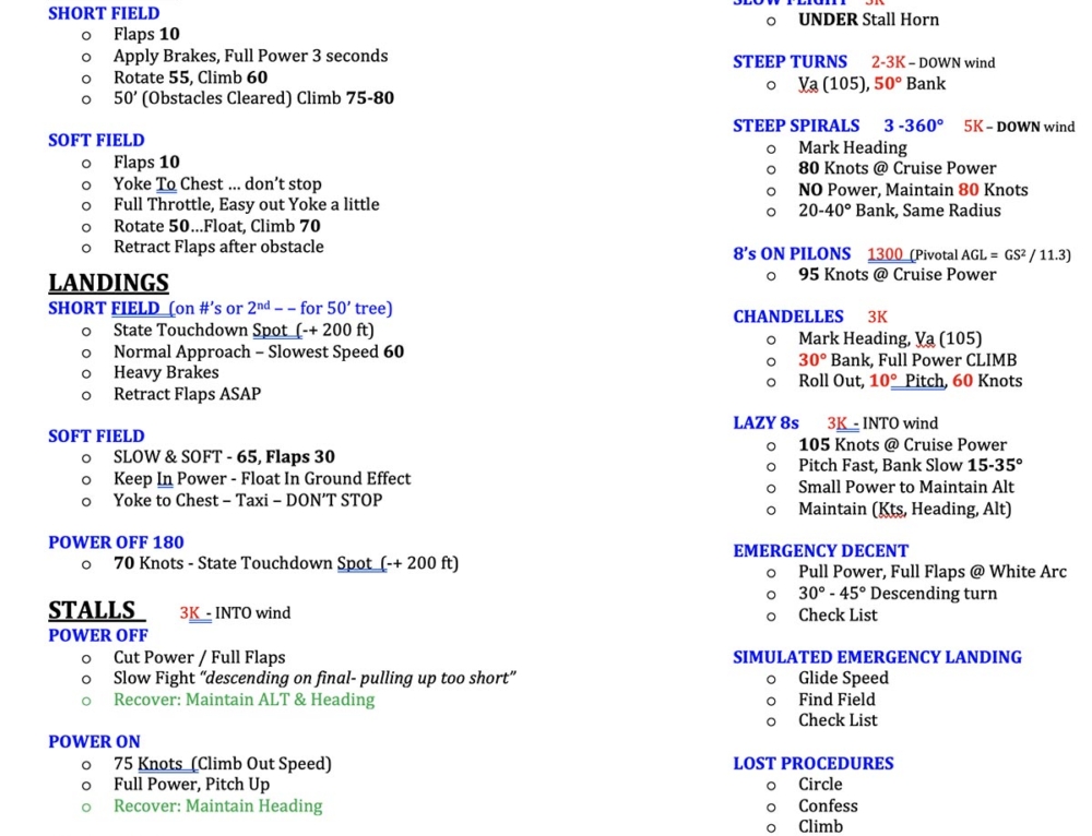 Instrument Training- 6 pack - Blonds In Aviation - Aviation Cheat Sheet